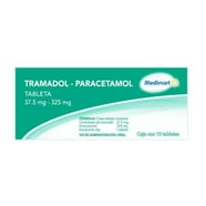 Paracetamol Portem 10 Tabletas 500mg | Walmart en línea