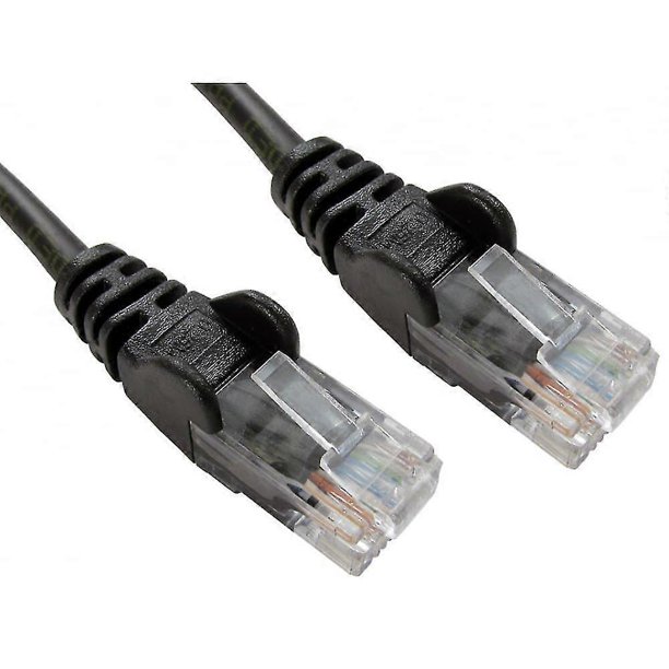 20m BLACK Network Cable - CAT5e (enhanced) / RJ45 / Ethernet/Patch/LAN ...