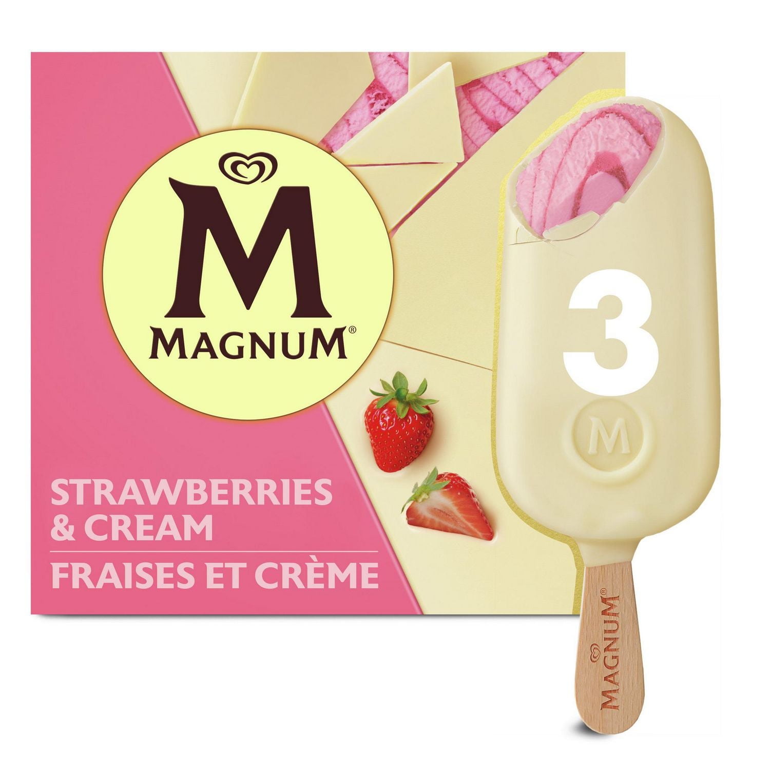Click here for Magnum Strawberries & Cream Ice Cream Bar 3 X 100m... prices