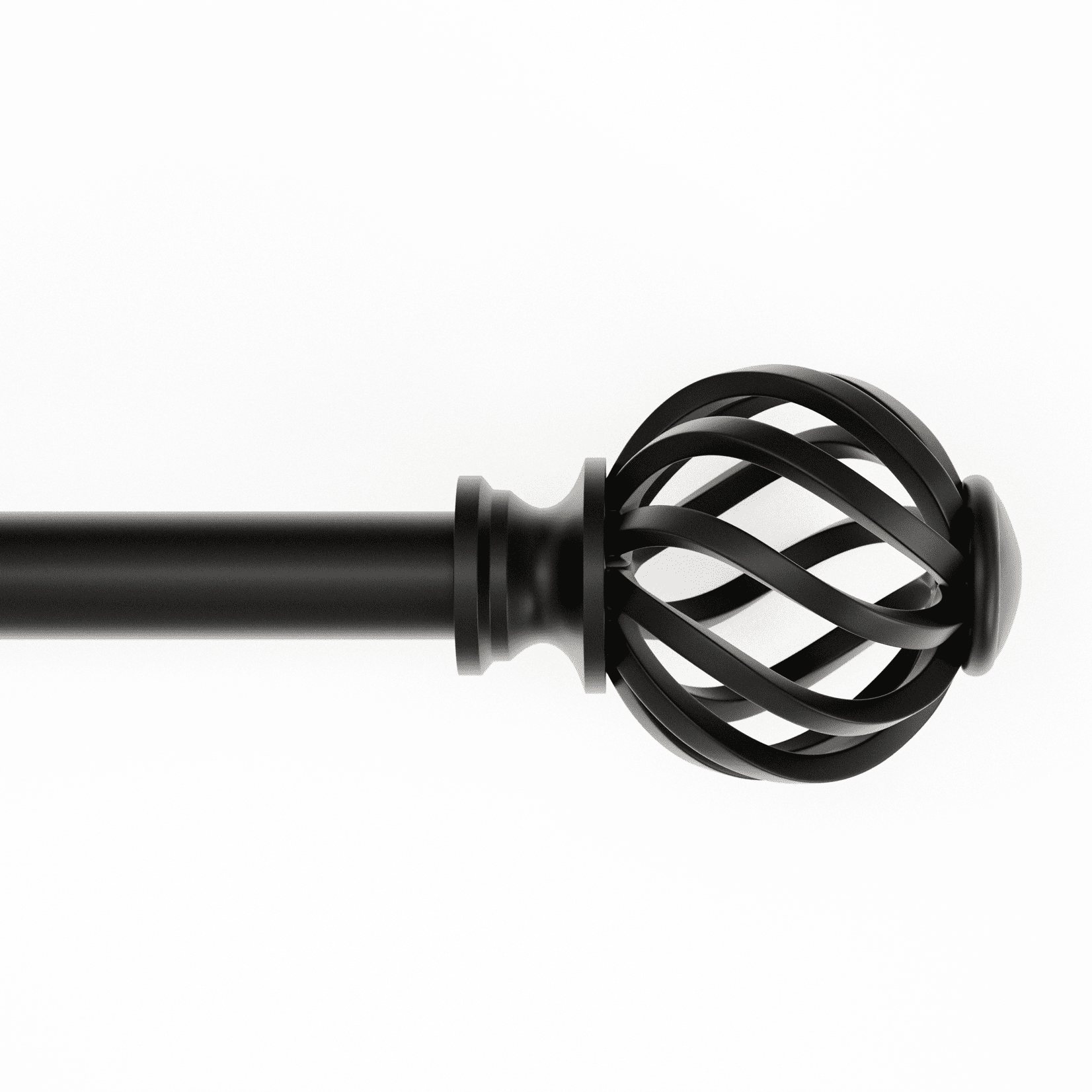Click here for Mainstays 3/4 Black Twist Cage Adjustable Single C... prices