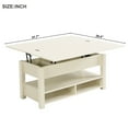Lift Top Coffee Table with Expandable Tabletop, Rising Center Table w ...