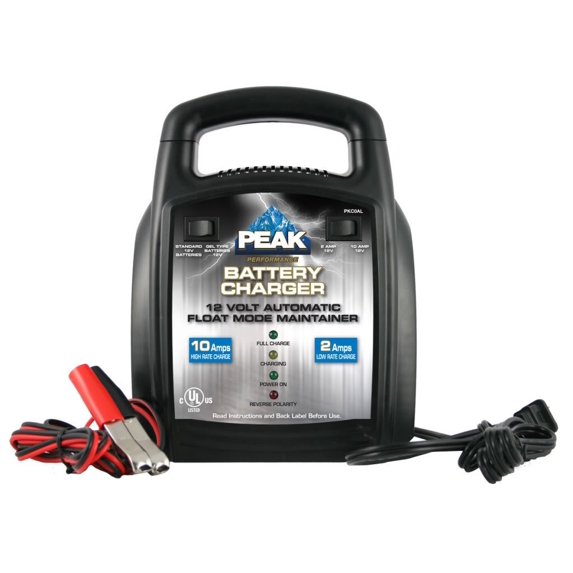 Peak PKCOAL Fully Automatic Car Smart Charge 2/10-Amp 12-Volt Battery ...
