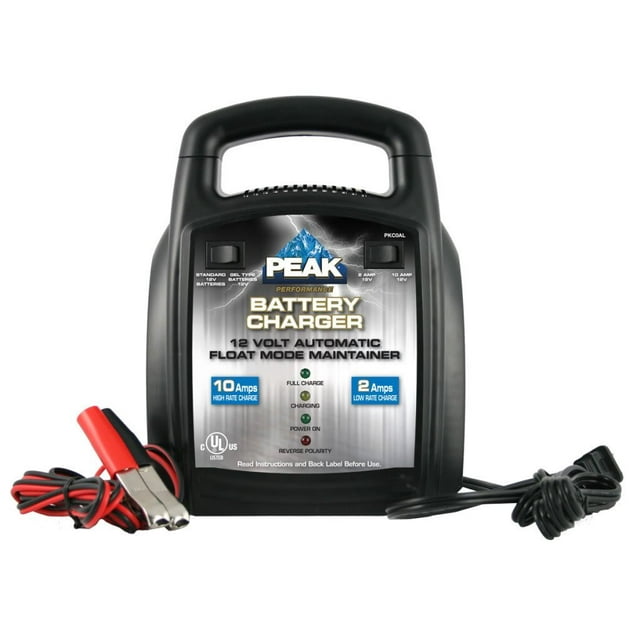 Peak PKCOAL Fully Automatic Car Smart Charge 2/10-Amp 12-Volt Battery ...