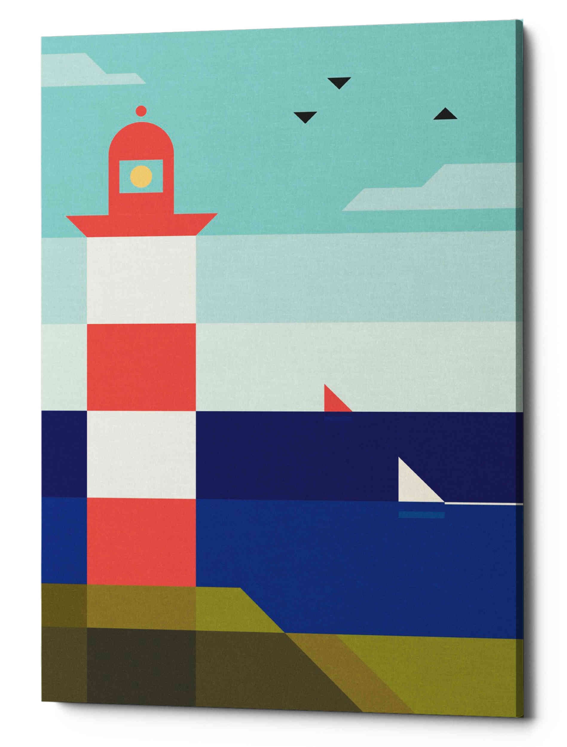 Epic Graffiti 'Lighthouse' by Antony Squizzato, Canvas Wall Art, 40"x54 ...