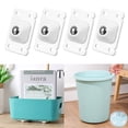 4pcs Furniture Adhesive Caster Wheel Stainless Steel 360-Degree ...