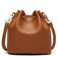 Sanviglor Crossbody Bag For Women Tassel Bucket Bag Drawstring Satchel