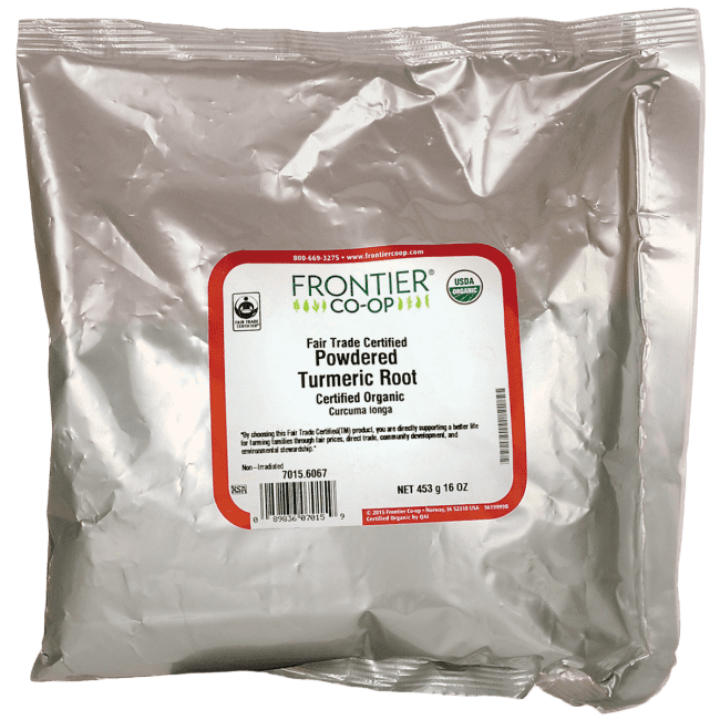 Frontier Natural Products Organic Turmeric Root Powder, 16 Oz - Walmart.com