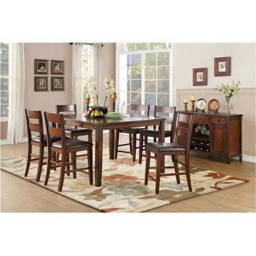 Home Elegance Holverson Counter Height Dining Room Table, 36 x 64.5 x ...