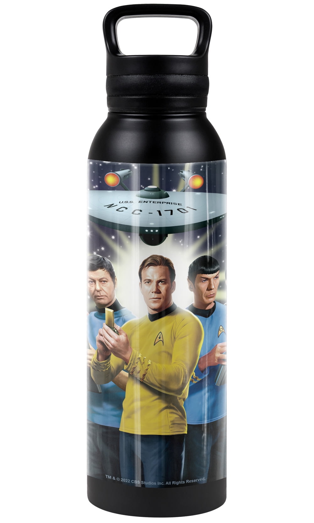 Star Trek Official Original Crew 24 oz Insulated Canteen Water Bottle ...