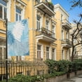 Blue Green Palm Leaves House Flag 28 x 40 Inches, Summer Tropical ...