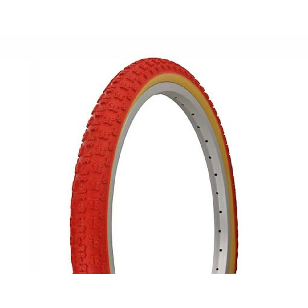 Tire Duro 20" x 1.75" Red/Gum Side Wall bike tire, lowrider bike tire ...