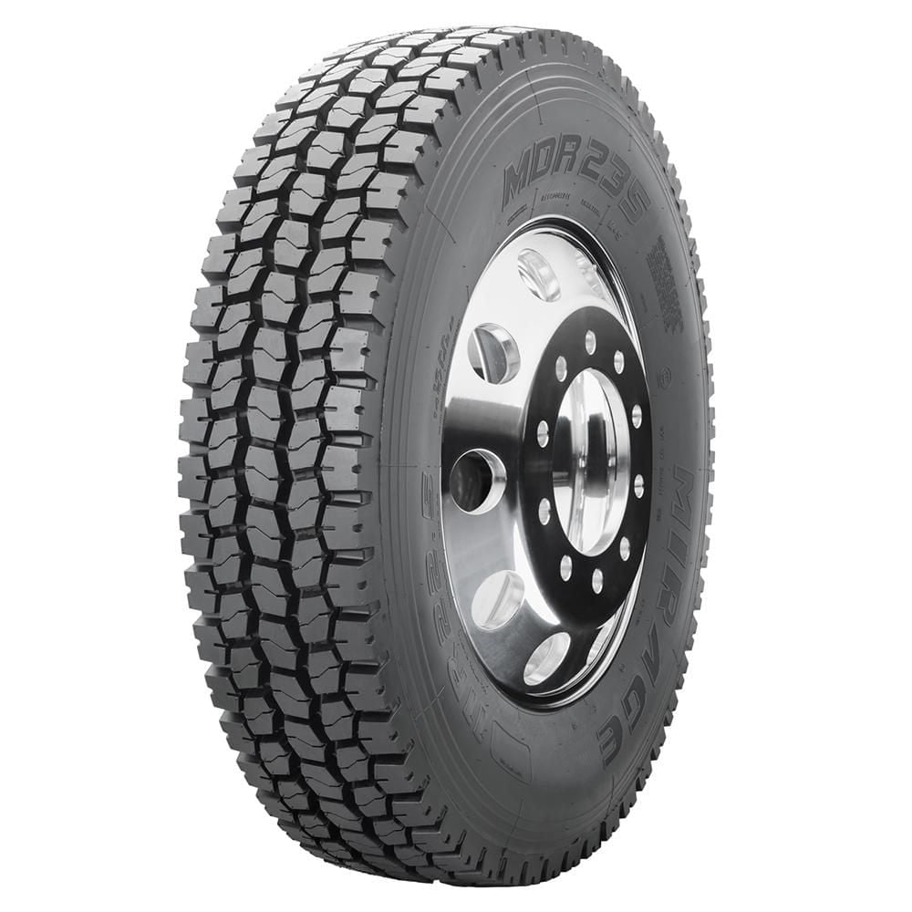 Click here for Mirage Mdr235 11r24.5 Lrh Drive Tire prices