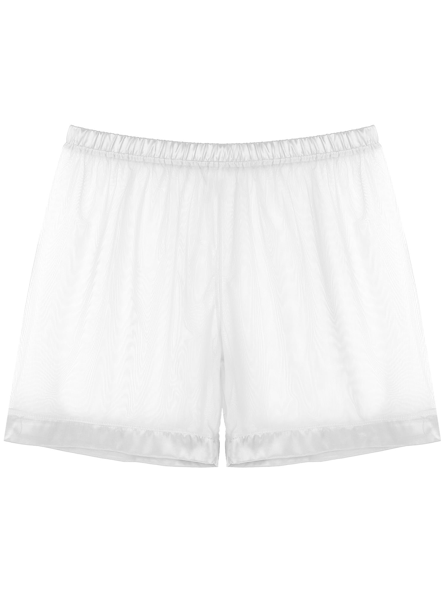 Iiniim Mens Sheer Mesh See Through Loose Lounge Thong Boxer Shorts