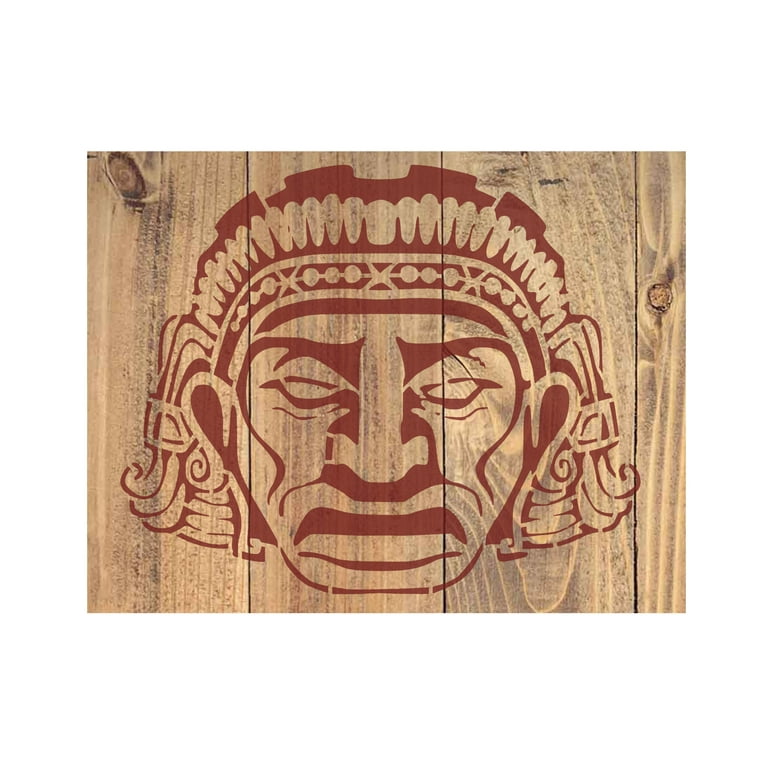 Mayan Mask Template