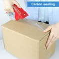 BOMEI PACK 4Rolls Clear Packing Tape with Dispenser, 2.4mil x 1.88inch ...