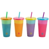 TAL Polypropylene Color Changing Cups 24 fl oz, Multi-Color, 8 Pack ...