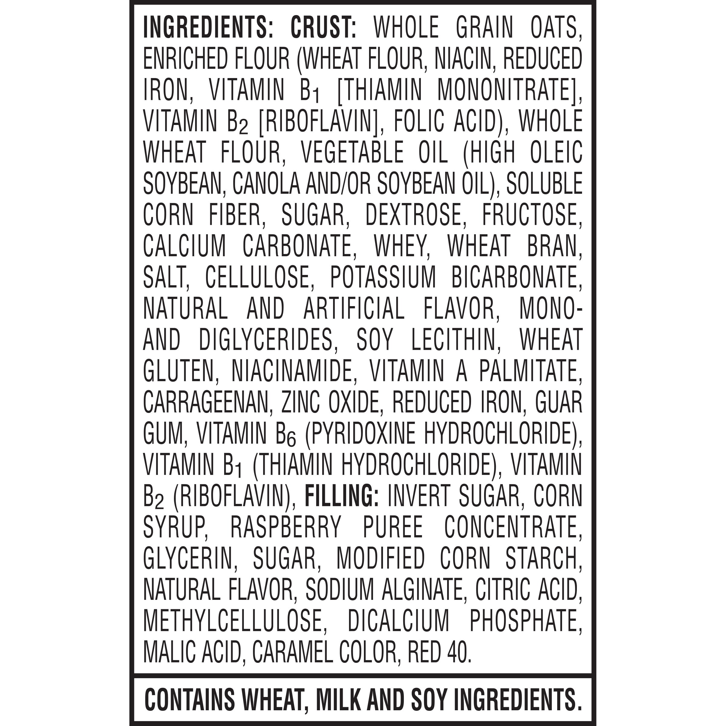 Nutri Grain Raspberry Nutrition Facts | Besto Blog