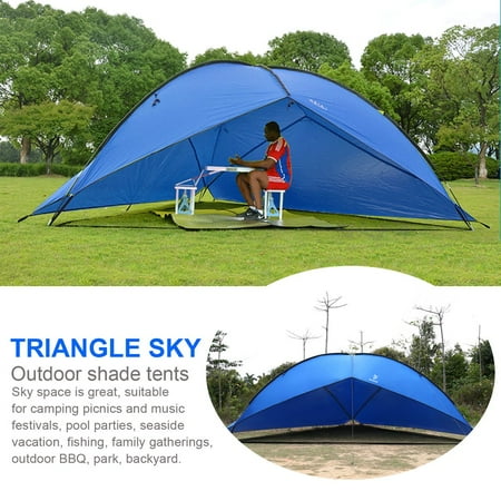 Outdoor 190T Waterproof Polyester Oversized Rivet Triangle Canopy ...
