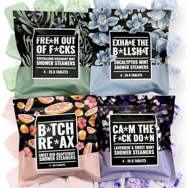 HSHDLDF Swear Shower Steamers Gift Set, Shower Steamers, Aromatherapy ...