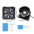 ABS Plastic Inline Blower 12V Fan Energy Efficient Suitable For ...