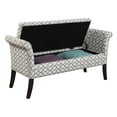 Convenience Concepts Designs4Comfort Garbo Storage Bench, Ribbon ...