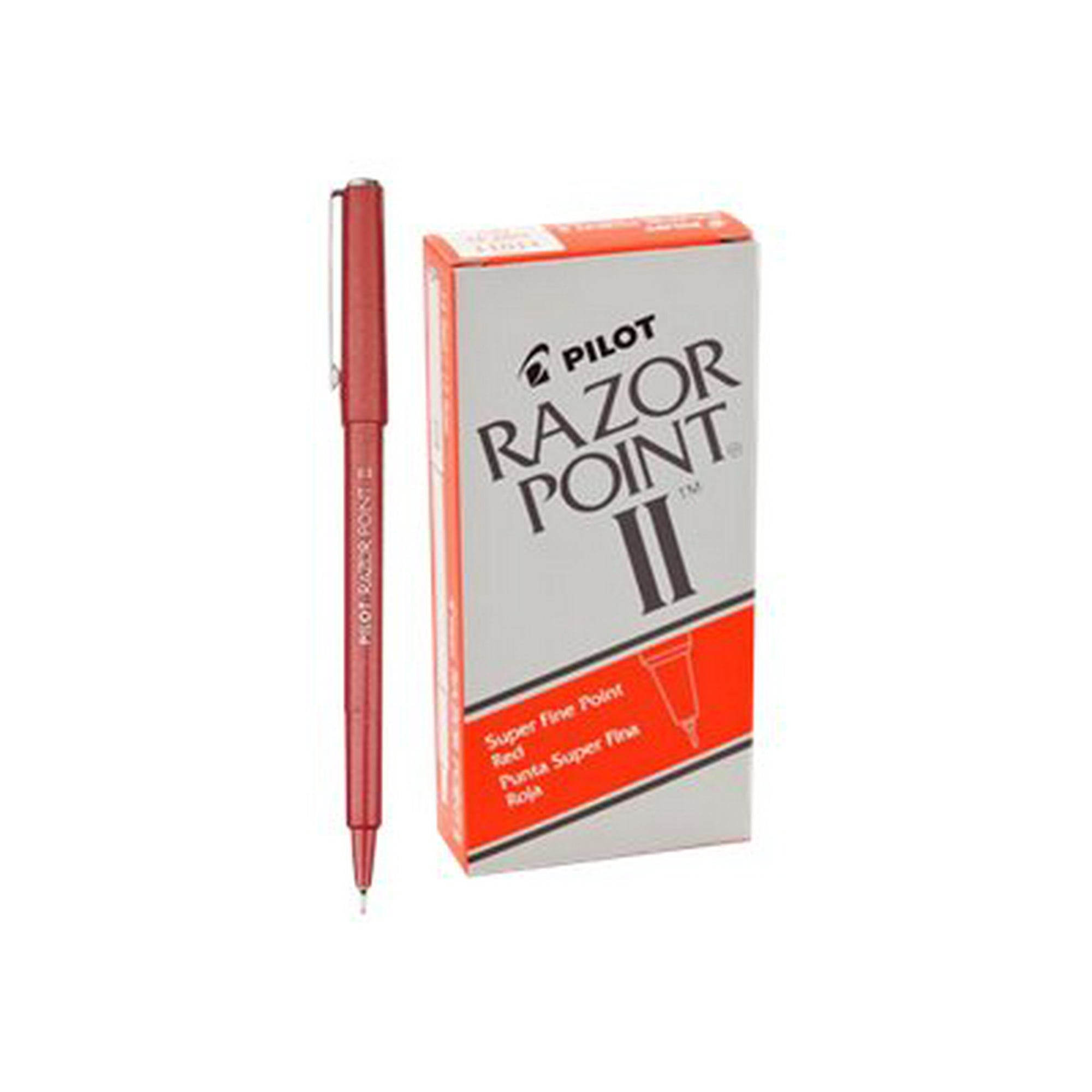 Click here for Pilot Razor Point Ii - Fineliner - Red - Superfine... prices