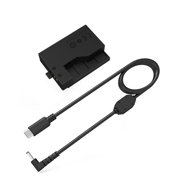 F1TP ACK-E10 USB-C LP-E10 Dummy Battery Kit for Canon EOS Rebel T3 T5 ...