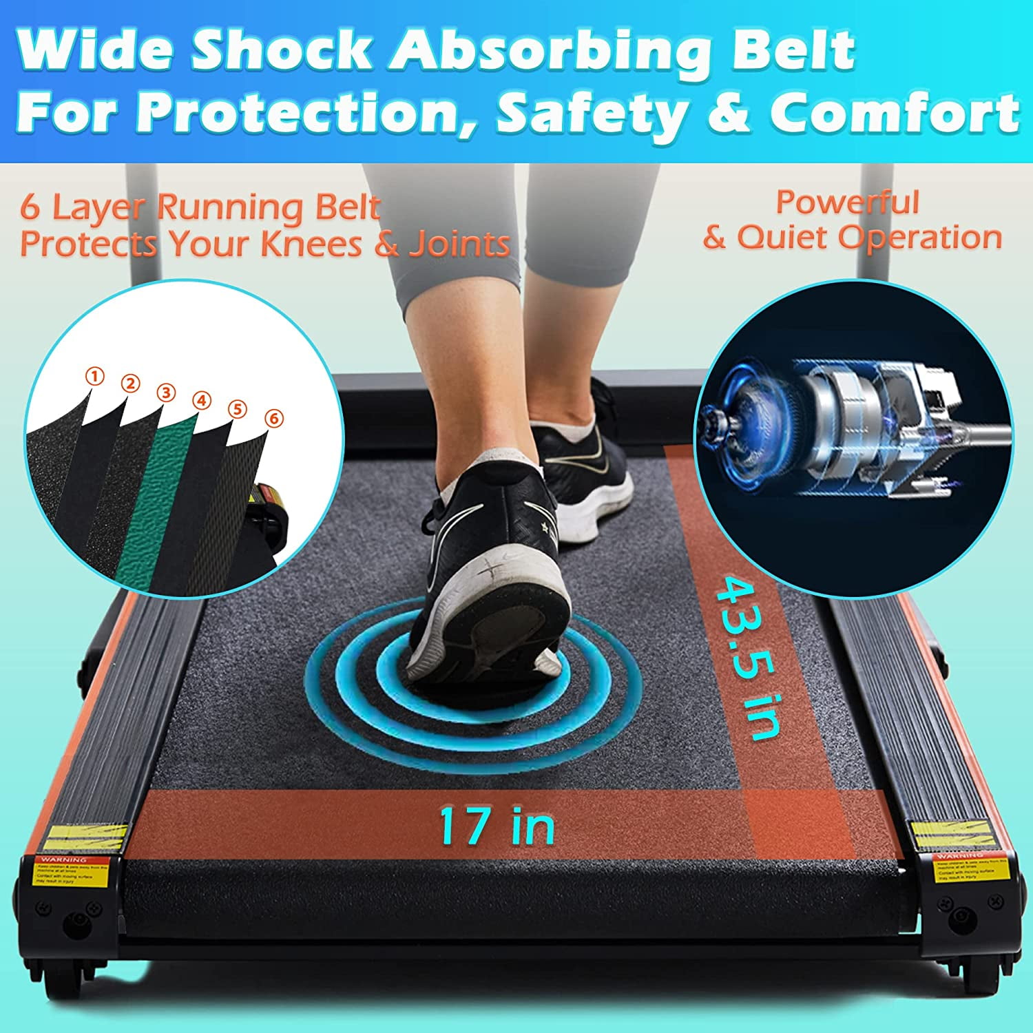 Buy Ksports Multi Function Treadmill with 4 levels of Inclines, Sit Ups ...