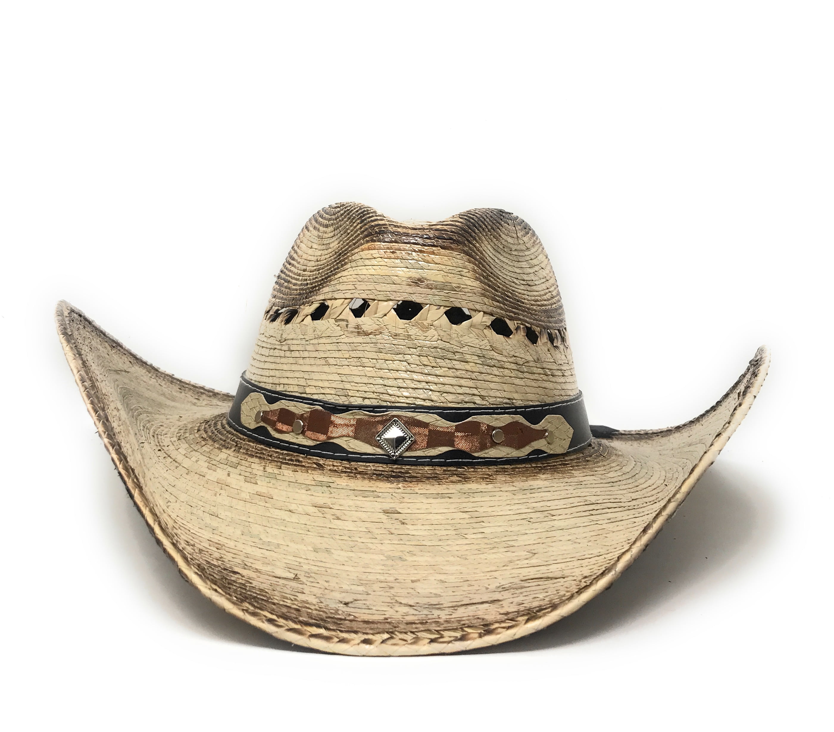 Texas West Men's & Women's Western Style Cowboy/Cowgirl Straw Hat ...