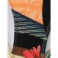 Beranmey Womens Tropical Floral One Piece Swimsuit With High Waisted