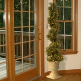 National Tree Company 4.5 ft. Pre-Lit Artificial Juniper Slim Spiral ...