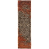 SAFAVIEH Classic Vintage Adelaide Abstract Area Rug, Rust/Brown, 10' x ...