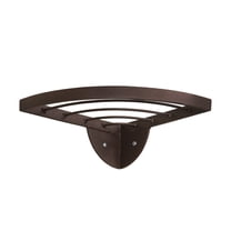 Achla Designs 11.8" W Quarter-Round Roman Bronze Wrought Iron Corner ...