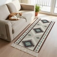 Kitchen Runner Rugs, Ethnic Tribal Geometric Pattern 2'x6' Throw Rug ...
