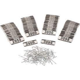 Global Industrial Locker Number Plate Kit, Numbered 2900-3099, 200/Pack ...