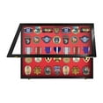 PENNZONI Medals Display Case, Military Shadow Box, Black w/ White Felt ...