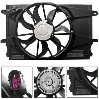 Dual Radiator and Condenser Fan Assembly - Cooling Direct Fit/For ...