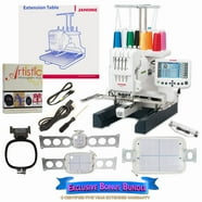 Janome MB4S Home Use 4-Needle Embroidery Machine w/ Free Bonus Package ...