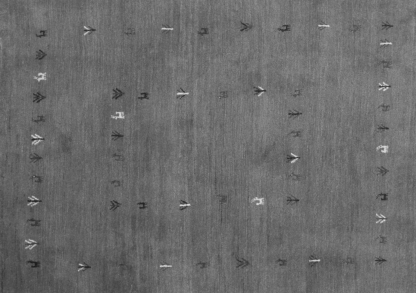 Ahgly Company Indoor Rectangle Abstract Gray Contemporary Area Rugs, 2 ...