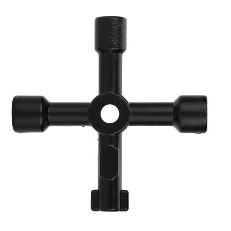 Portable Black Valve Cross Key, Keys, Plumber Tool For Elevator Water ...