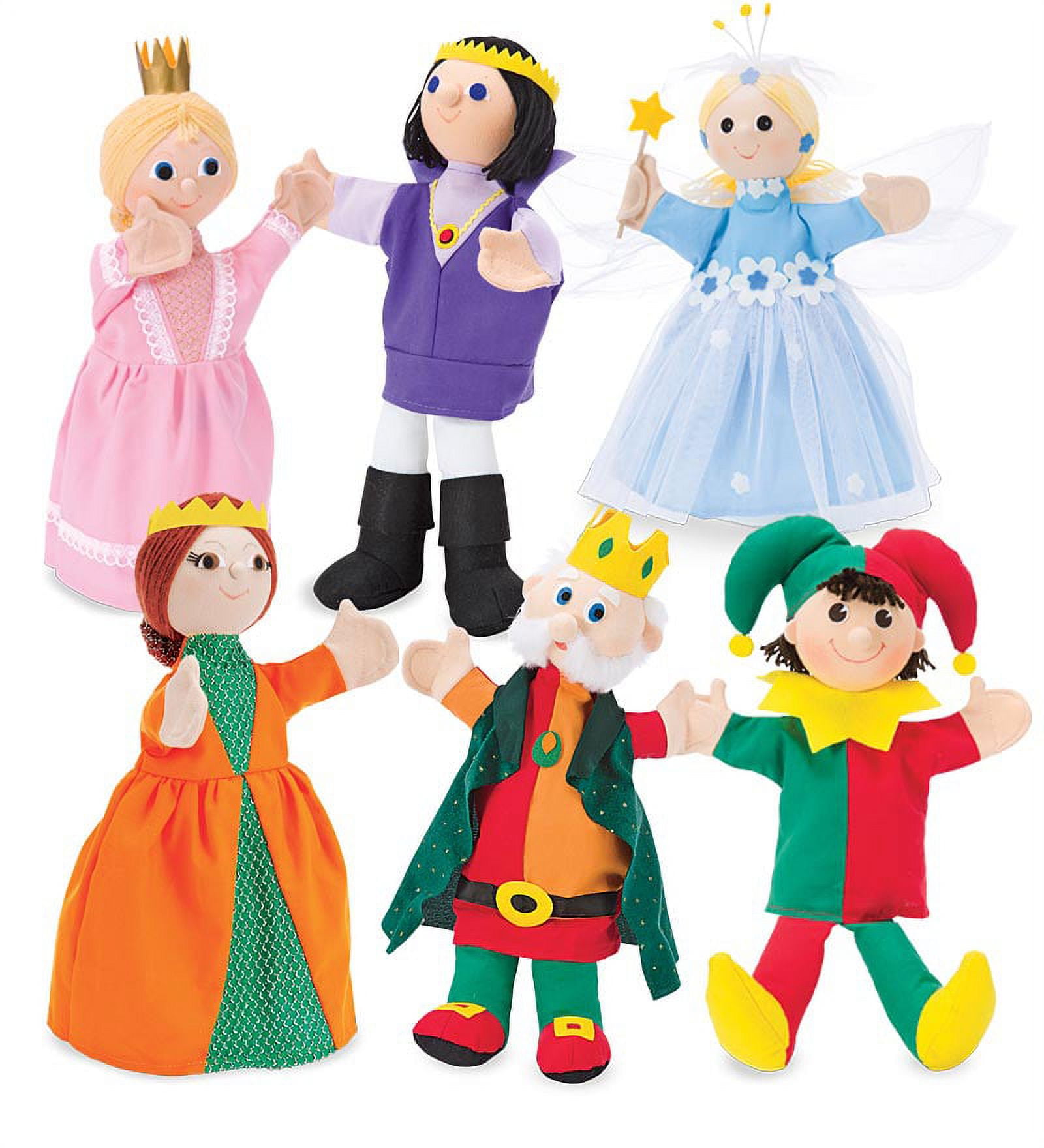 Royal Court Hand Puppets, Set of 6 - Walmart.com