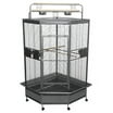Prevue Pet Products Deluxe Parrot Play Top Birdcage, Black Hammertone ...