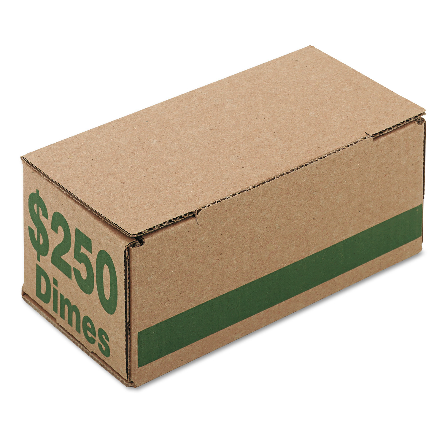 PM Company Corrugated Cardboard Coin Storage w/Denomination Printed On ...