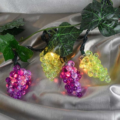 2 Pcs See All String Lights Grape Vine Lights 10 Lighted Clusters ...