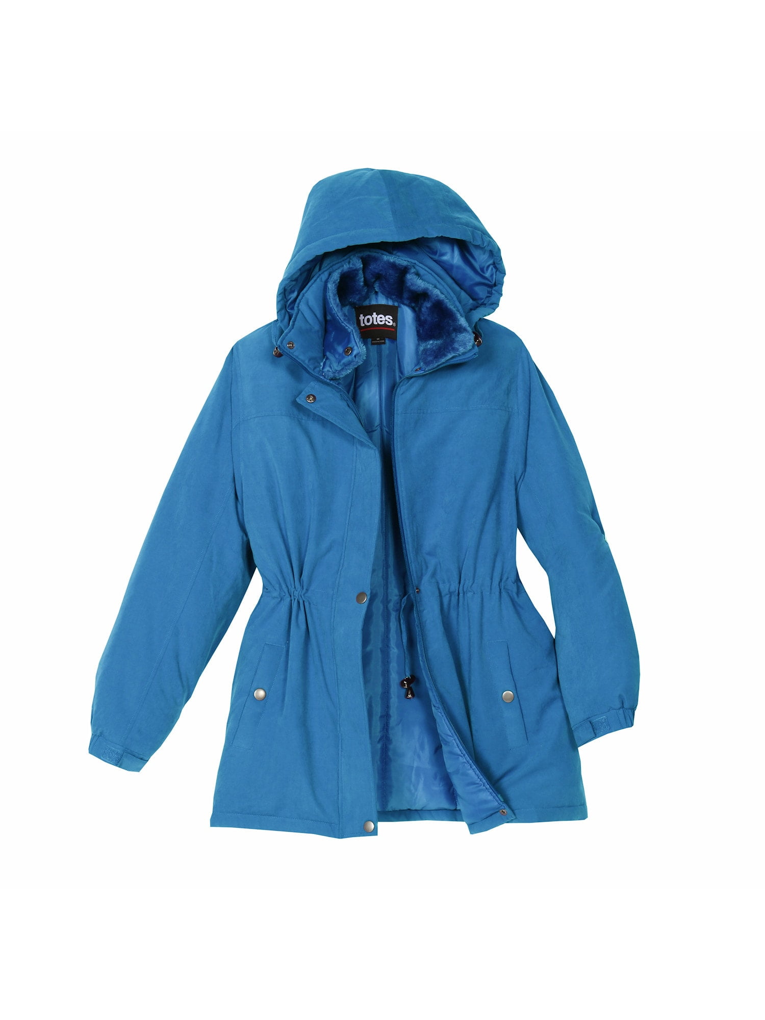 TOTES Womens Winter Parka with Hood Winter Coat Water Resistant Anorak ...