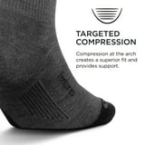 Feetures Merino 10 Cushion Quarter- Wool Athletic Socks for Men & Women ...