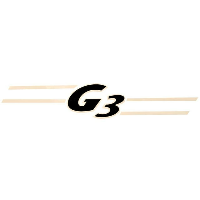 G3 Boat Graphic Decal 73404292 | 2010 Off White Black 18 x 3 Inch ...