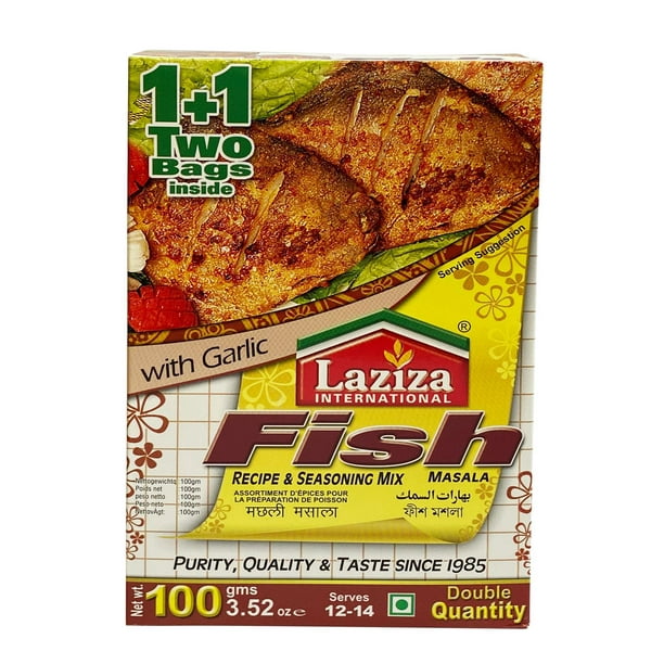 LAZIZA Fish Spice Mix 100GM - Walmart.ca