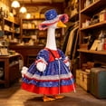 23 in Independence Day Goose Outfit - Flag Design Fabric, White ...