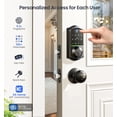 VE017 Fingerprint Door Lock, App Control, 8-in-1 Keyless Entry, Lock ...